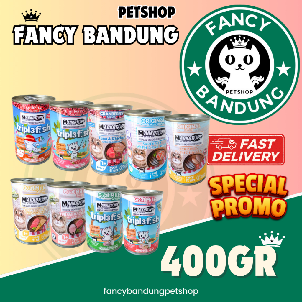 Jual Markotops Kaleng 400gr markotop kaleng makanan basah kucing ...
