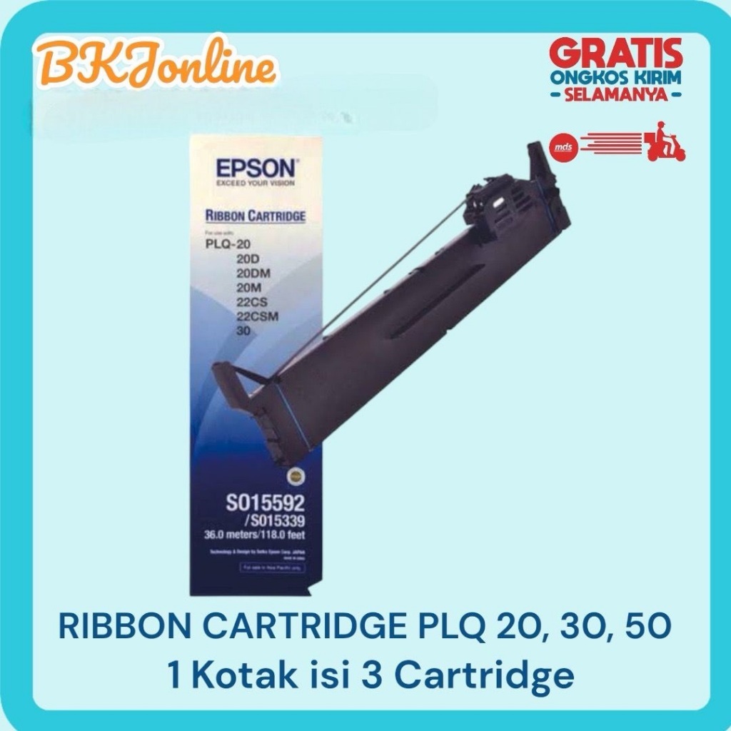 Jual Epson Ribbon Catridge Pita Refill PLQ20 PLQ 20 PLQ-20 PLQ22 PLQ30 ...