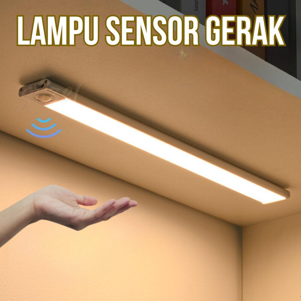Jual Lampu Sensor Gerak Otomatis Motion Light Baterai Smart Baca ...