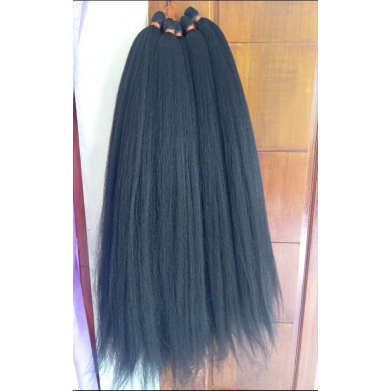 Jual rambut cemara hitam polos 70cm | Shopee Indonesia