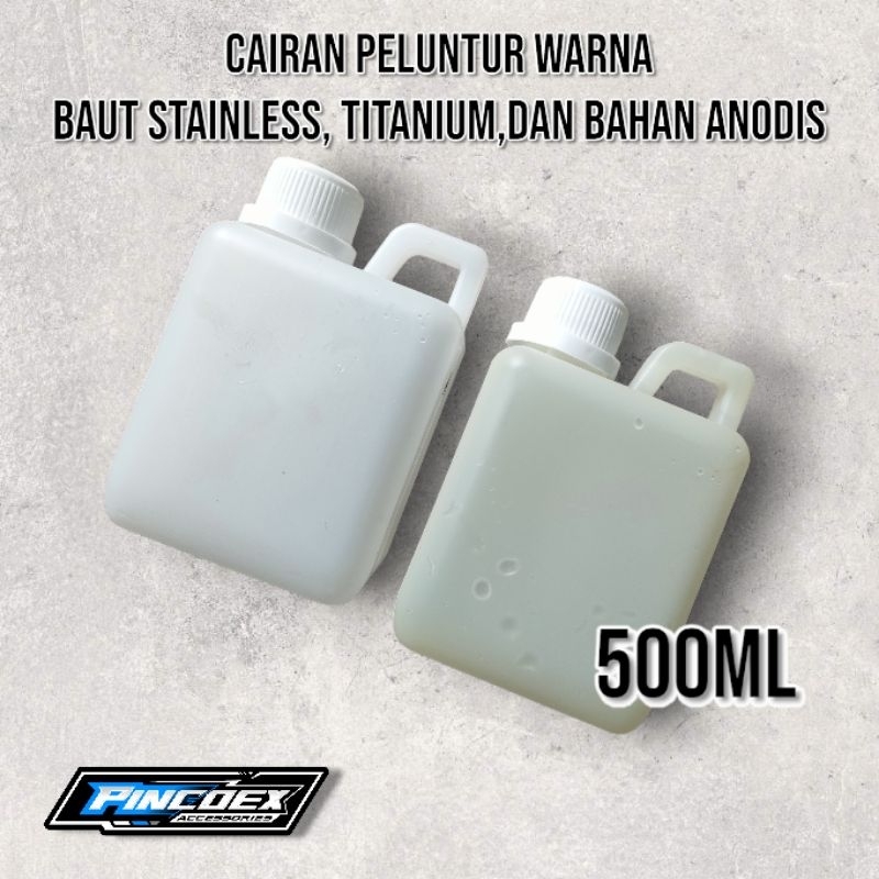 Jual cairan recolour baut titanium dan peluntur warna baut stainless ...
