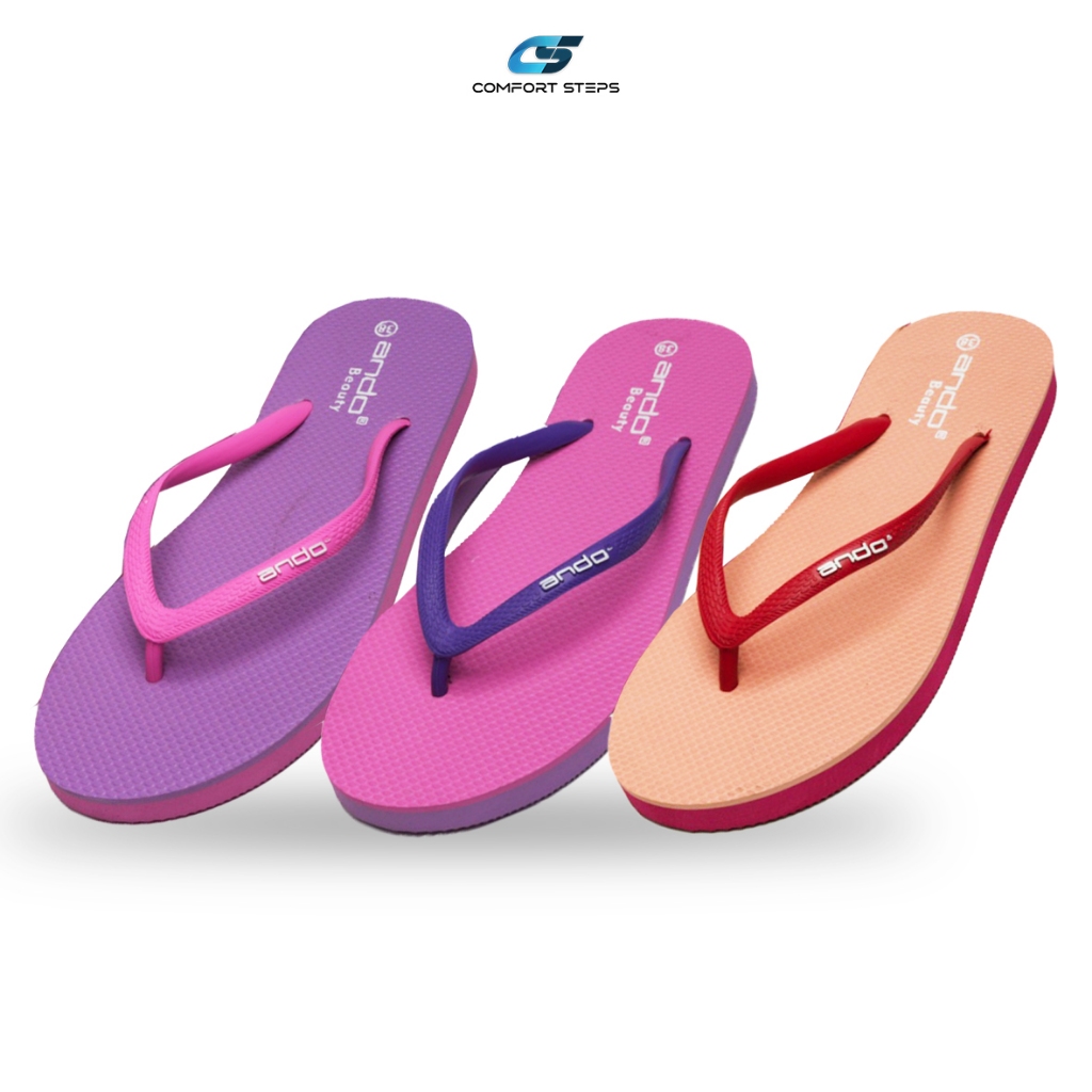 Jual Sendal Ando Mayava Sendal Japit Wanita Flat Karet Sendal Rumah ...