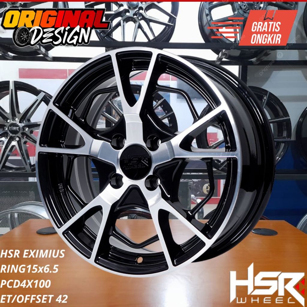 Jual Velg mobil R15 HSR EXIMIUS Ring 15 Untuk calya , sigra , mobilio , datsun | Shopee Indonesia