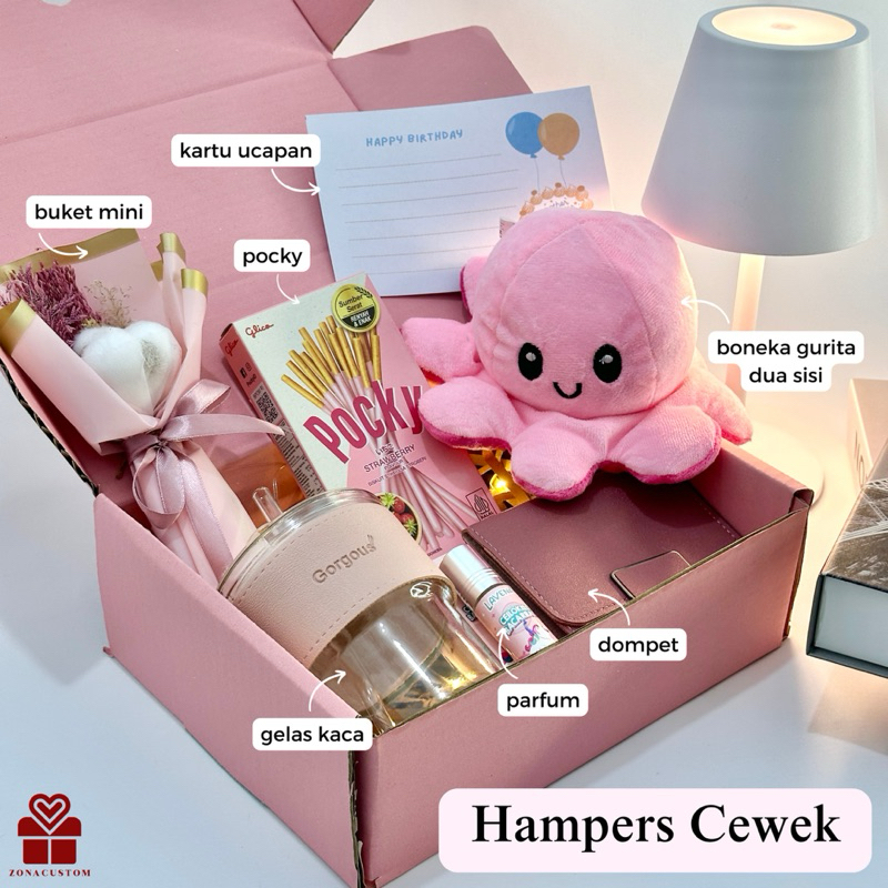 Jual Hampers Kado Ulang Tahun Cewek - Kado Anniversary- Hampers Boneka ...