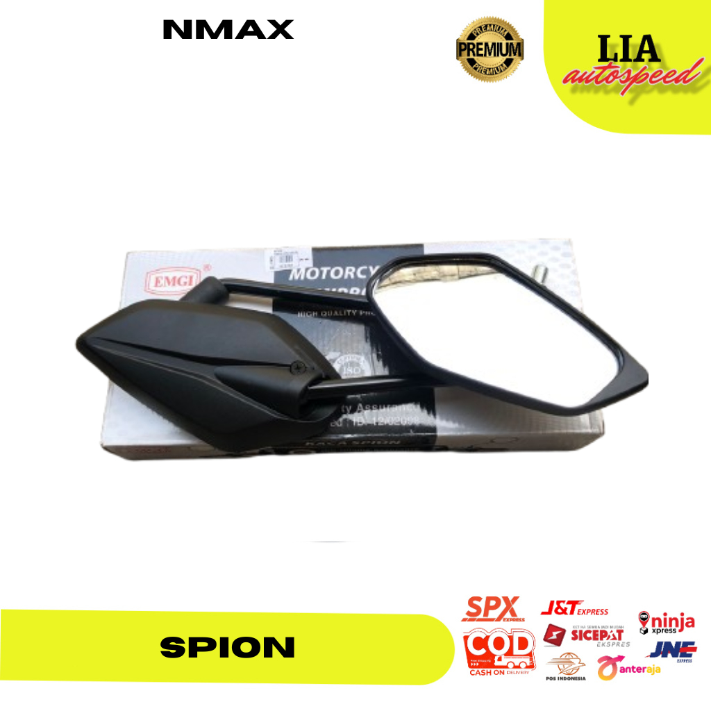 Jual SPION NMAX EMGI || SPION KACA SPION MOTOR YAMAHA NMAX MERK EMGI ...