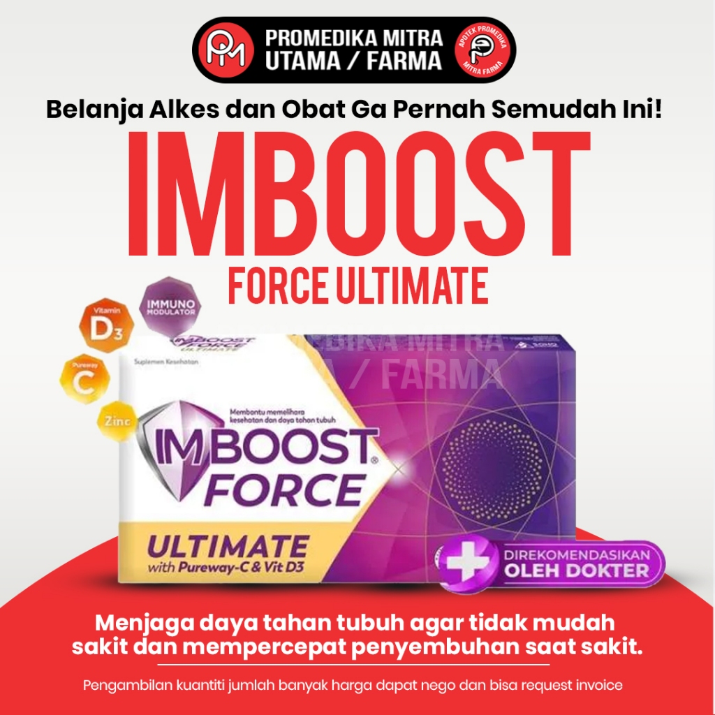 Jual Imboost Force Ultimate Kaplet / Strip 10 Tablet / Multivitamin ...