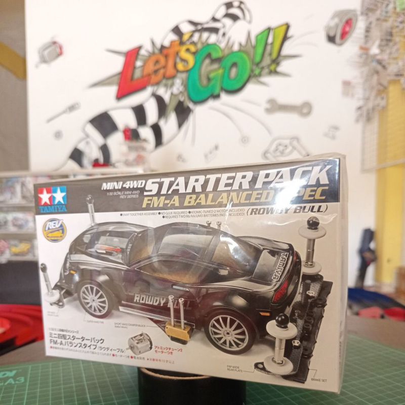 Jual Tamiya 18710 Original Mini4WD STARTER PACK FM-A Balanced Spec ...