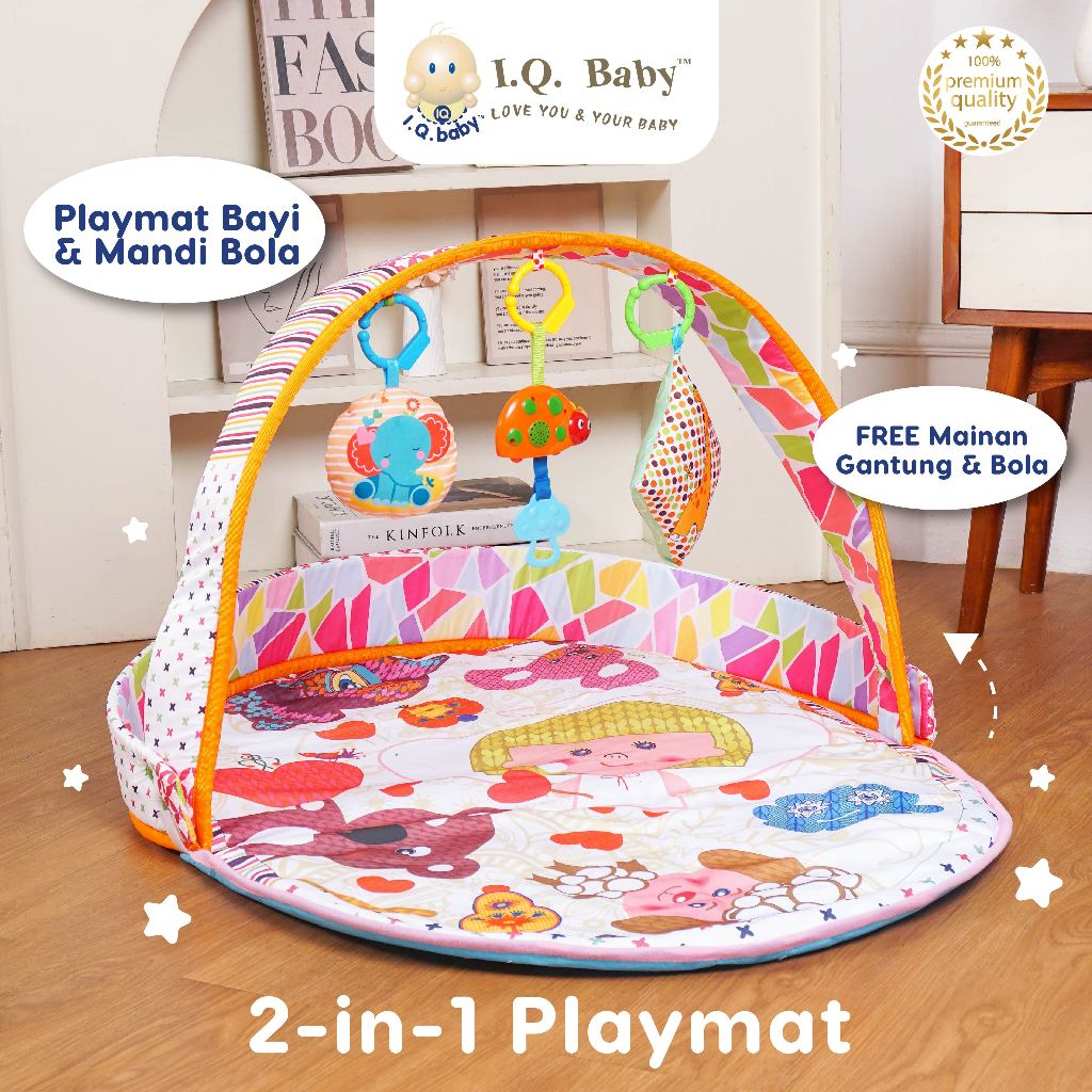 Jual I.Q. BABY Playmat with Balls and Rattles | Matras Bayi Lengkap ...