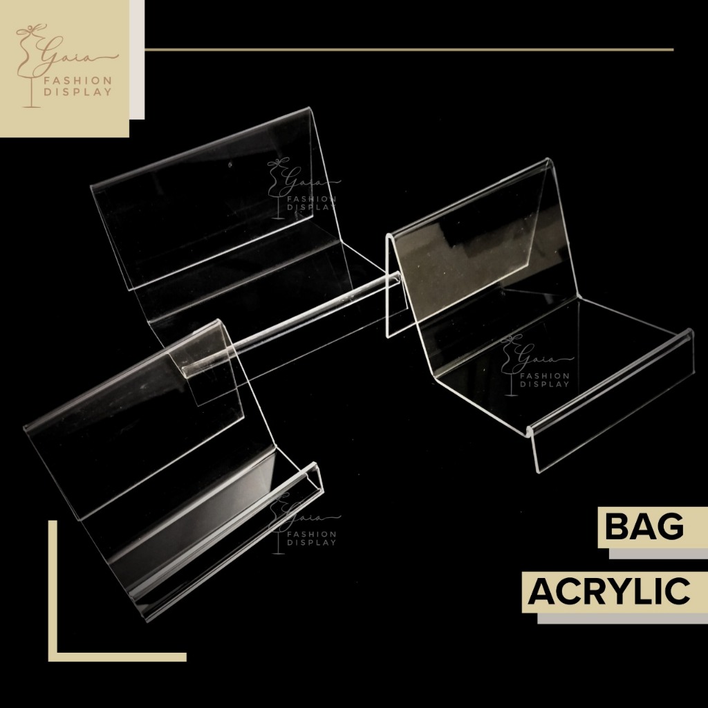 Jual Akrilik Tas Dompet Display Pajangan Tas Dompet Stand Akrilik Untuk ...