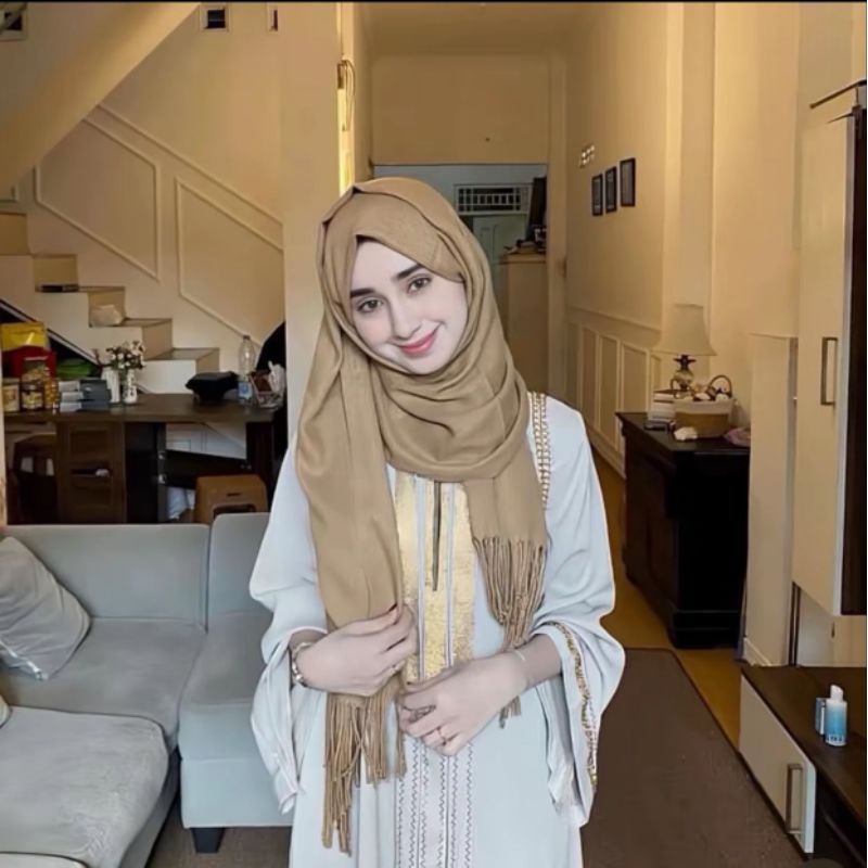 Jual Pasmina Shawl Cashmere/Pashmina Dubai Shawl Rumbai | Shopee Indonesia