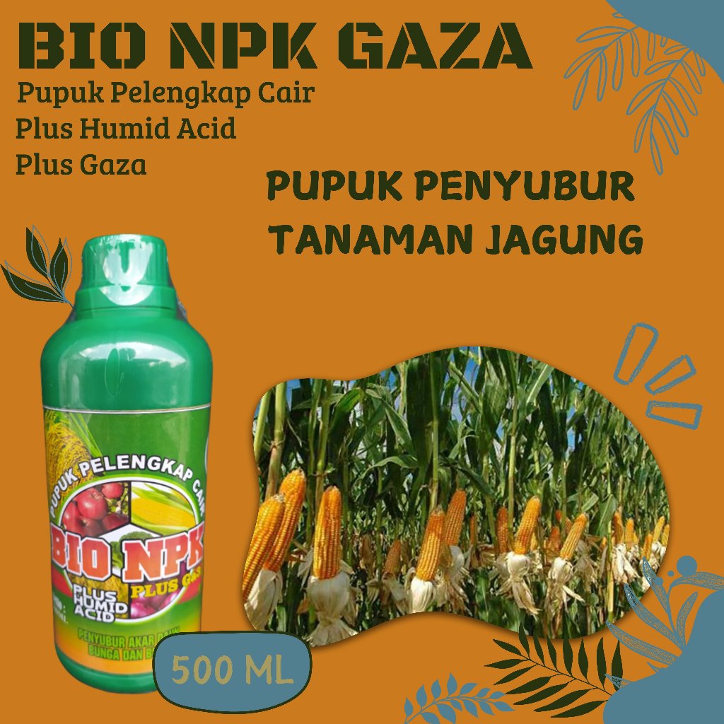 Jual NPK GAZA Pupuk Organik Tanaman Jagung Pupuk NPK Jagung Cepat Besar Pupuk Pelebat Jagung ...