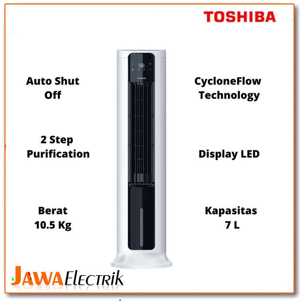 Jual Toshiba Tower Fan Air Cooler F-AEZ80ID Kapasitas 7 Liter | Shopee ...