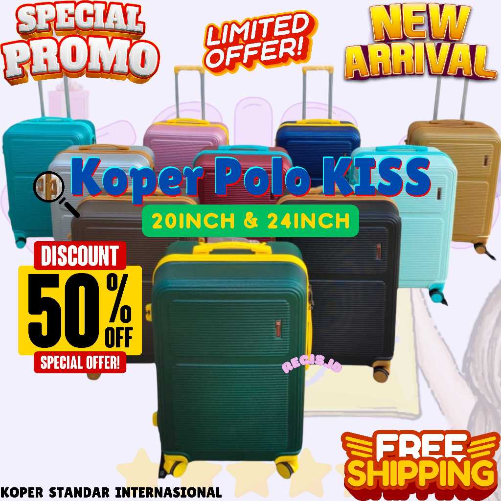 Jual KOPER POLO PREMIUM 20inch 24inch ORIGINAL 100% TROLI ALUMUNIUM ...