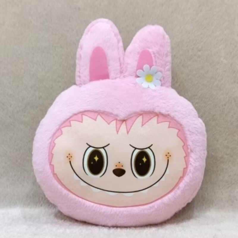 Jual 40CM Boneka Bantal Labubu Macaroon bahan bulu halus lembut kado ...