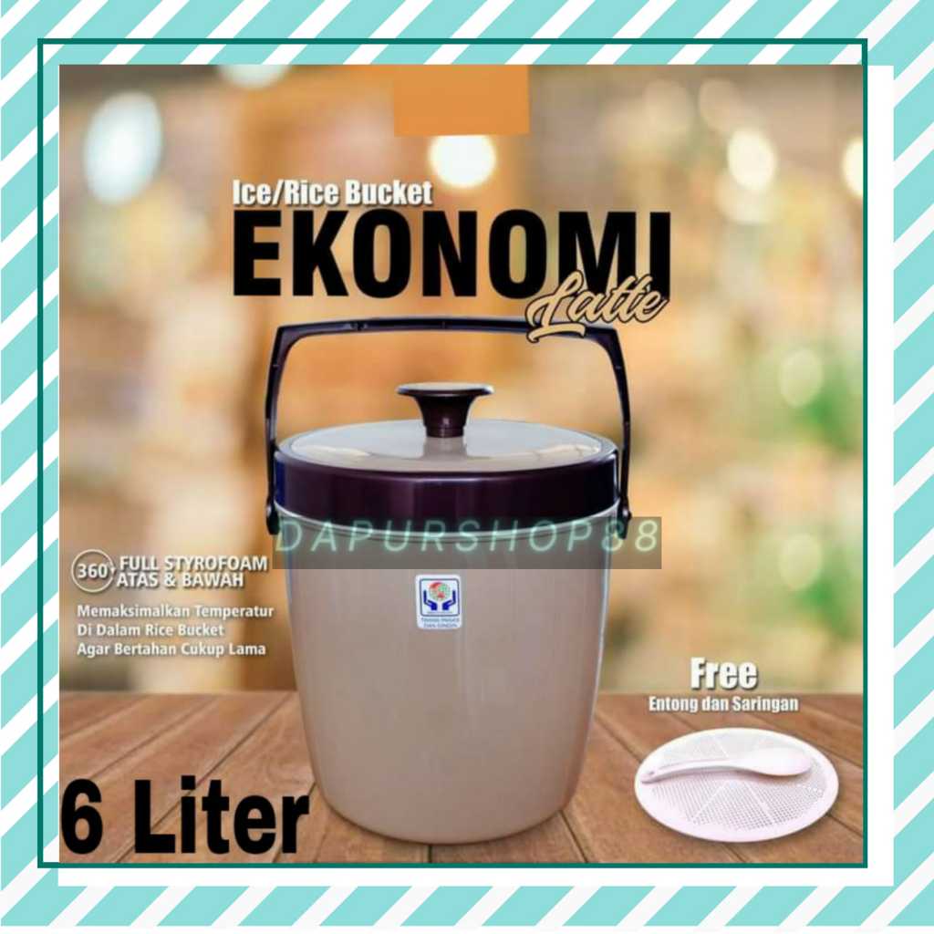 Jual ICE / RICE BUCKET 6LITER / RICE ICE BUCKET 6L / TEMPAT NASI 6 L ...