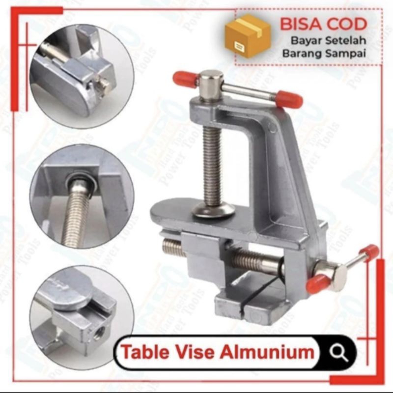 Jual Mini table vice next Gen catok meja mini / clamp meja / mini klem ...