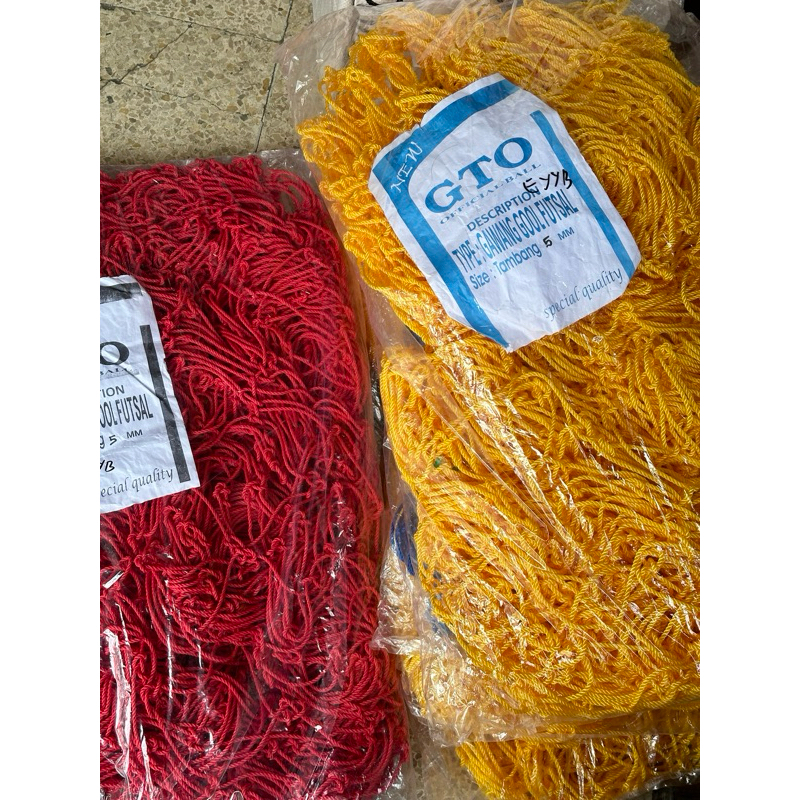 Jual Jaring Gawang Futsal GTO Tebal 5mm | Shopee Indonesia