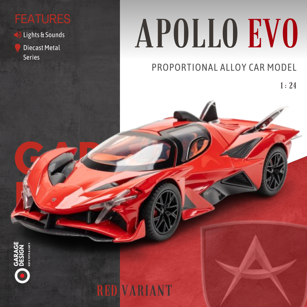 Jual Miniatur Diecast 1:24 Mobil APOLLO EVO - Mainan / Diecast mobil ...