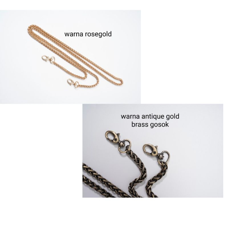 Jual rantai tas strap bag rantai premium tali tas rantai anti karat ...