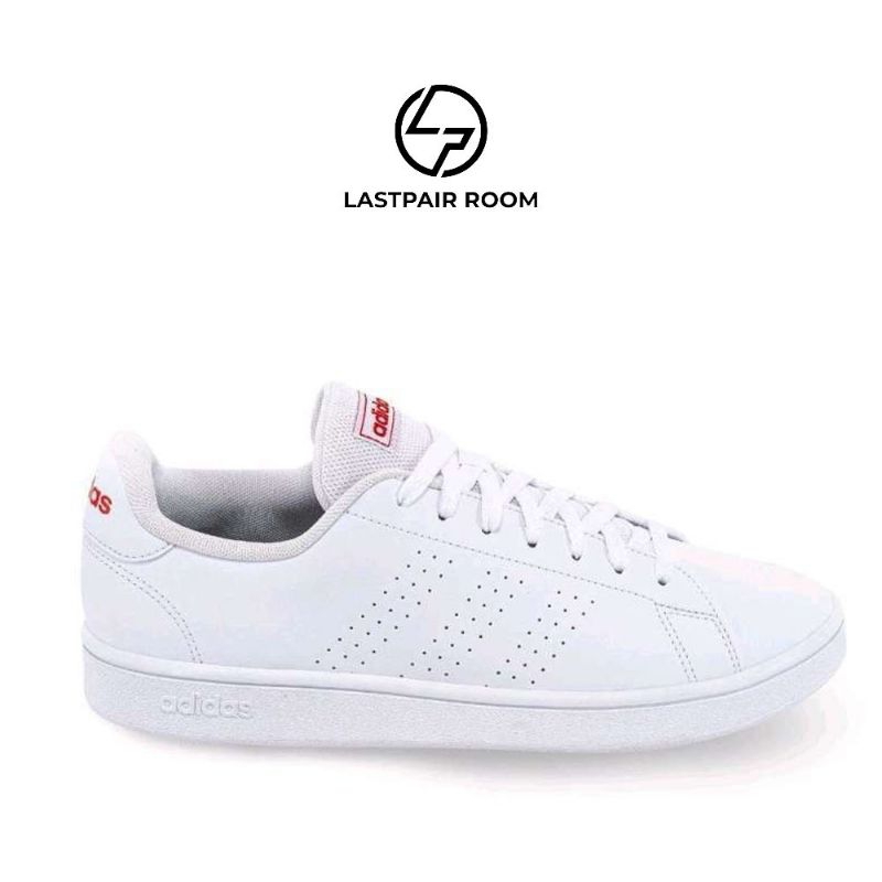 Jual Sepatu Adidas Advantage Base Court White Red ( HP6206 ) | Shopee ...