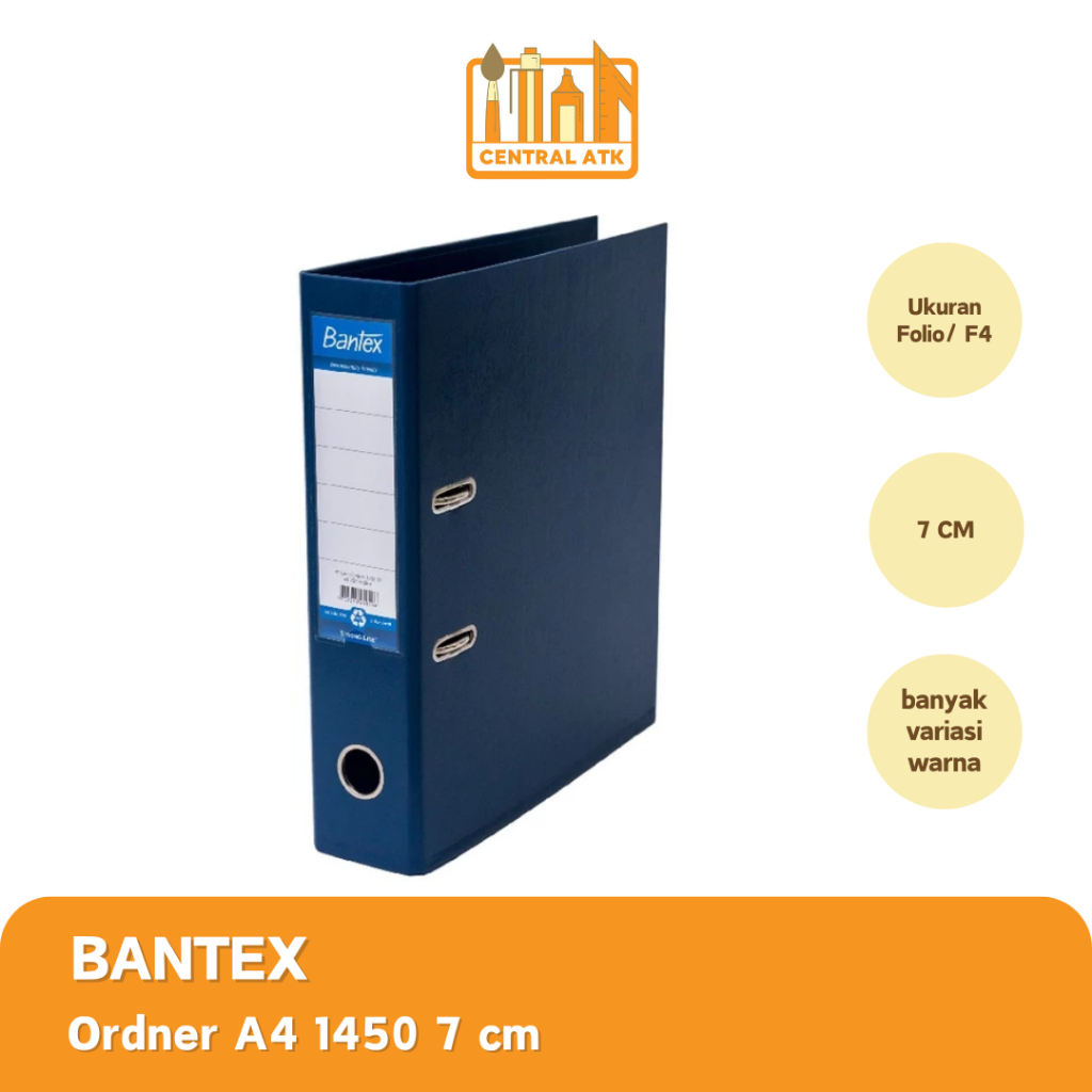 Jual ORDNER BANTEX A4 1450-01 7cm WARNA BLUE NAVY | Shopee Indonesia