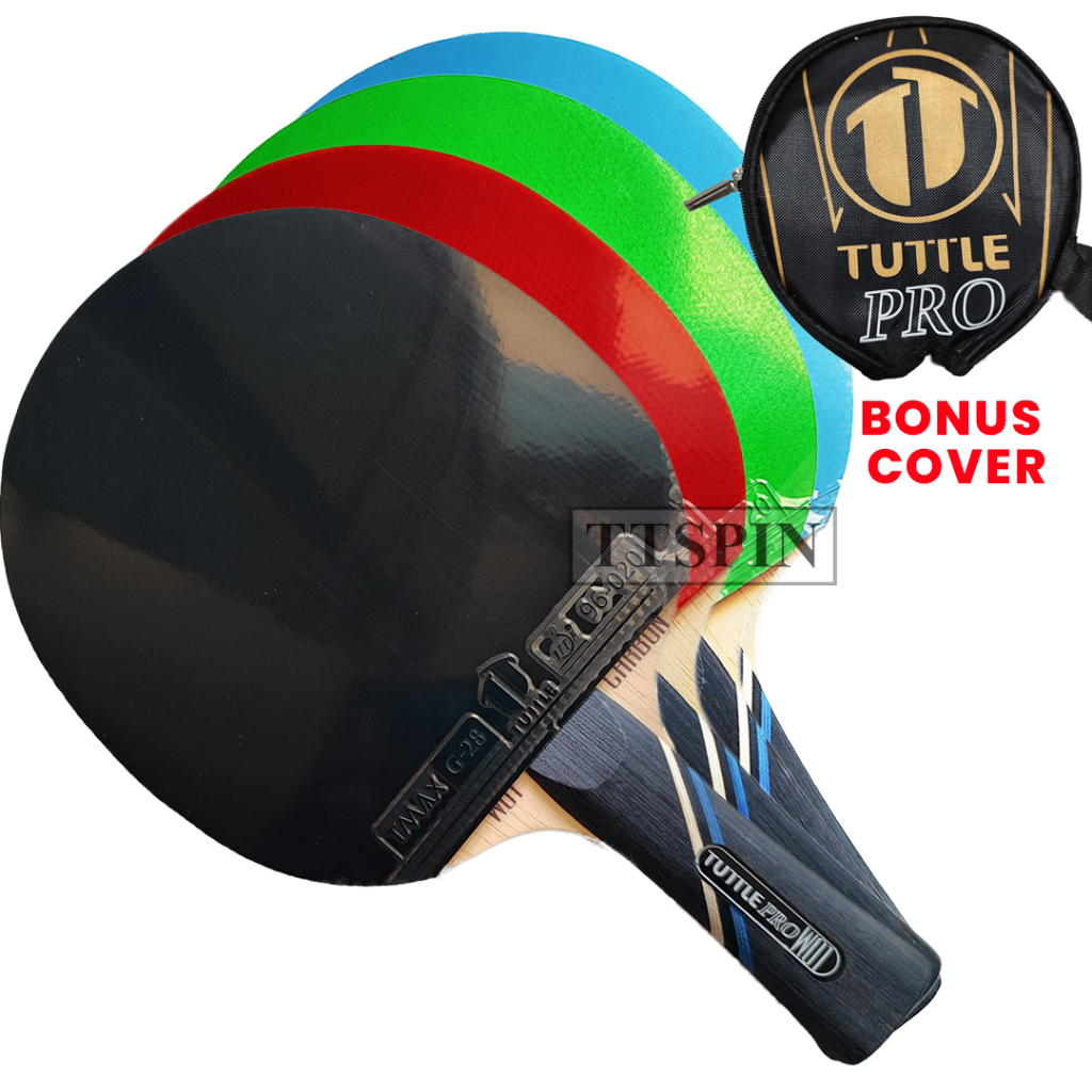 Jual Tuttle Pro W01 Carbon Set - Bet Pingpong Tenis Meja Bat Rakitan Jadi Siap Pakai Table ...