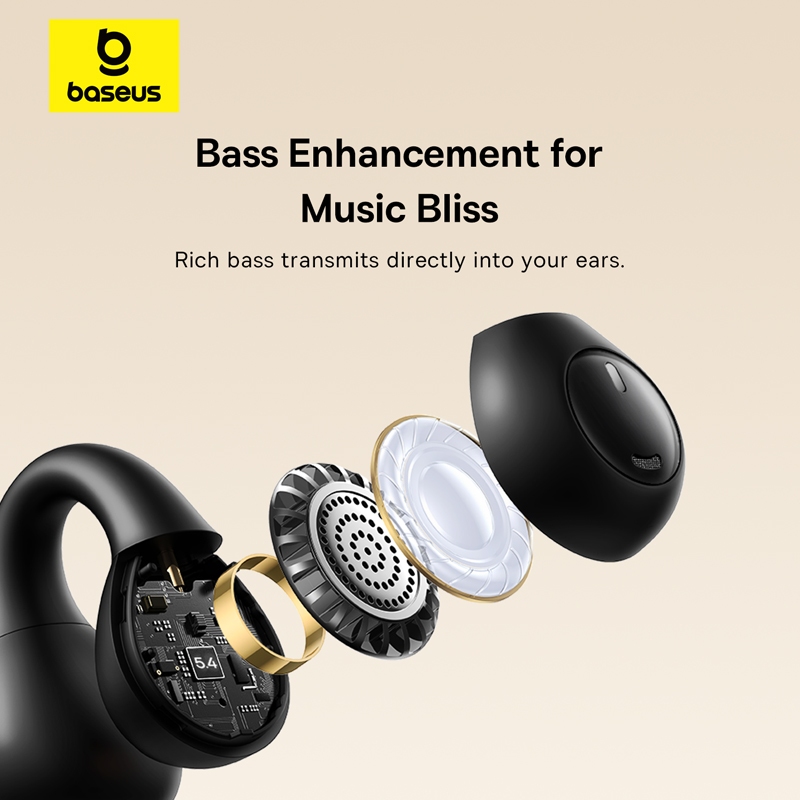 Jual Baseus Bass 15 Clip Open-Ear True Wireless Earbuds | Shopee Indonesia