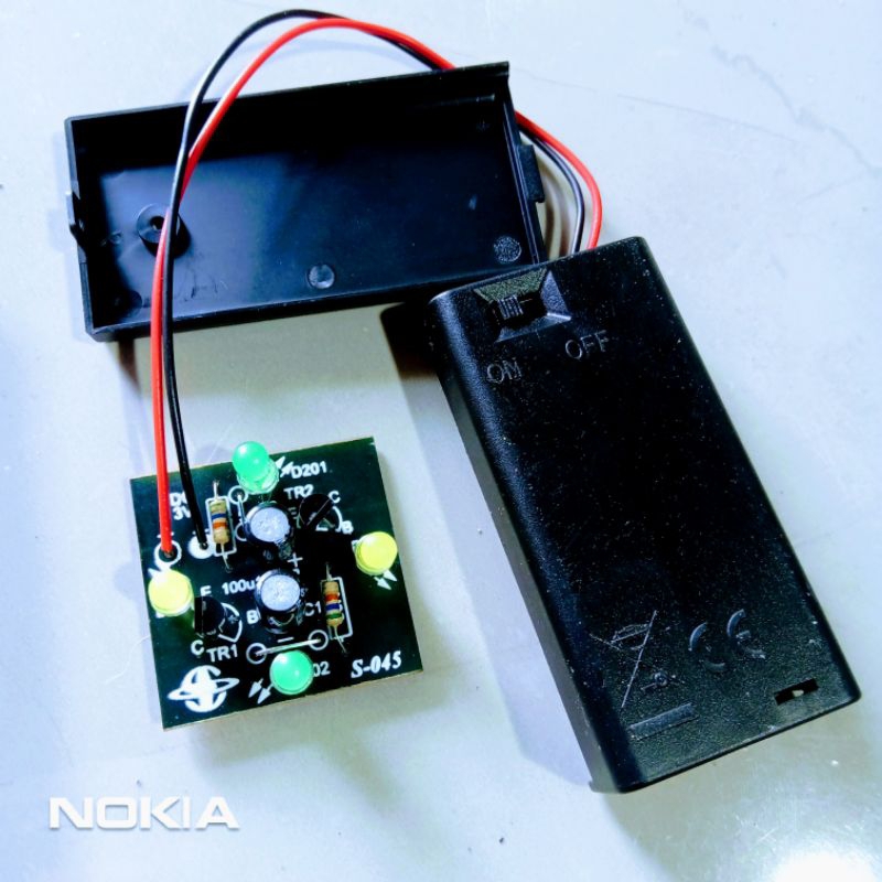 Jual Kit Lampu Flipflop saklar kedip DIY prakarya LED flip flop ...