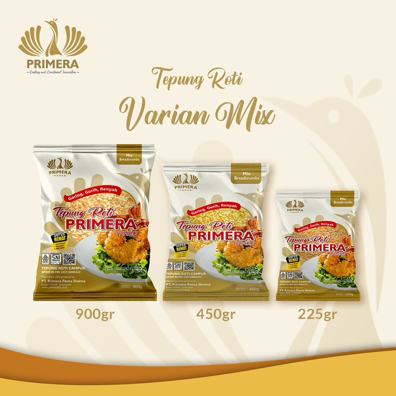 Jual TEPUNG ROTI PRIMERA PANKO ECONO MIX | Shopee Indonesia