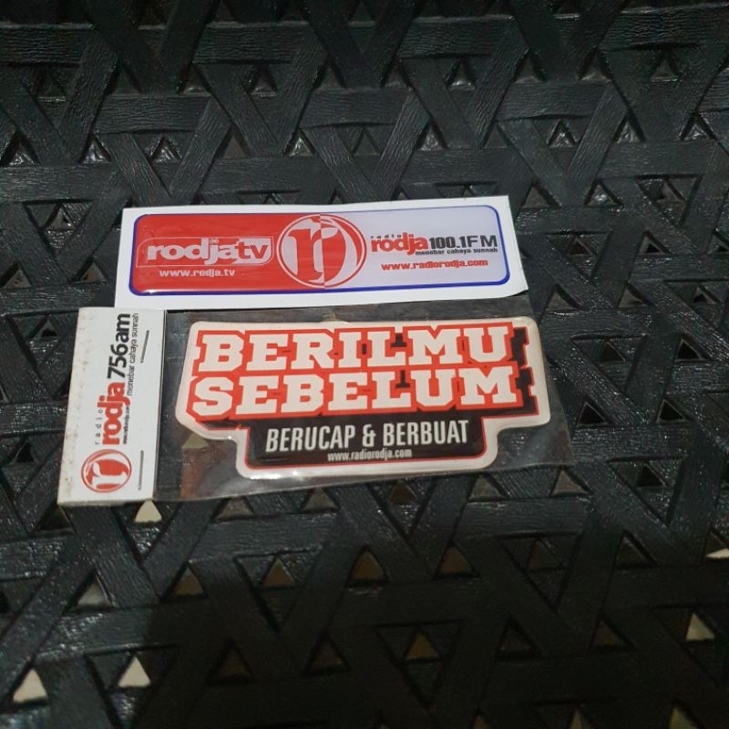 Jual paket 2 sticker timbul resin rodja | Shopee Indonesia