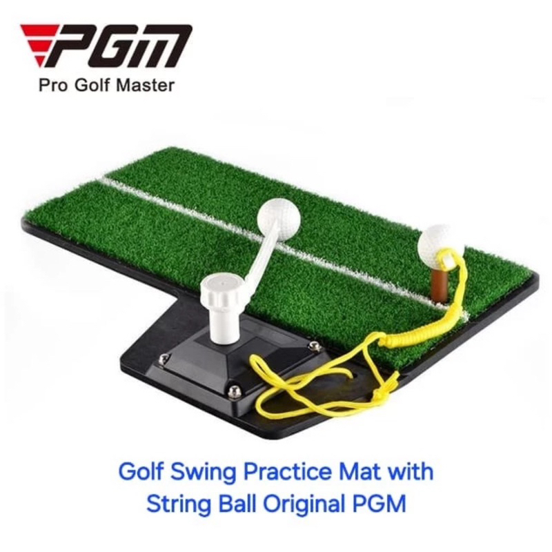Jual Golf Swing Practice Mat with String Ball Original PGM (Matras ...