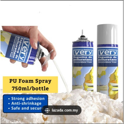 Jual Pu Foam Lem Sealant Spray Busa Polyurethane New Vira Foam Poliuretan Multi Purpose Peredam ...