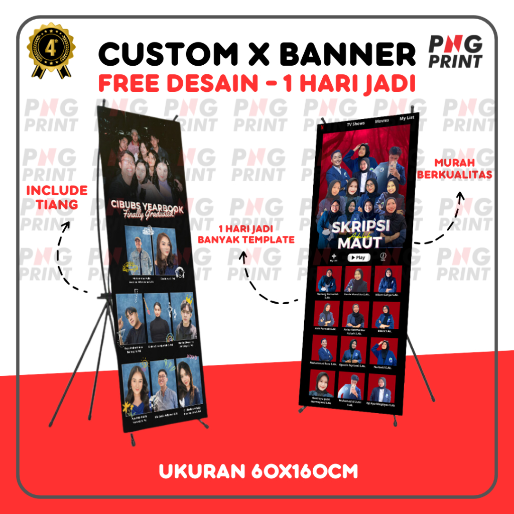 Jual [PART5] cetak X BANNER SIDANG WISUDA FREE TEMPLATE DESAIN / STAND ...