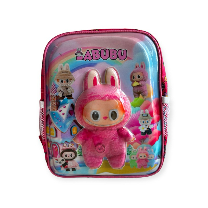 Jual Tas Ransel Labubu Anak TK Perempuan 3D Karakter Ber LED / Tas TK Labubu Ada Lampunya ...