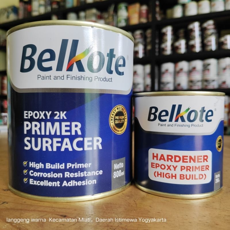 Jual Belkote Epoxy 2K Primer Surfacer Grey | Shopee Indonesia
