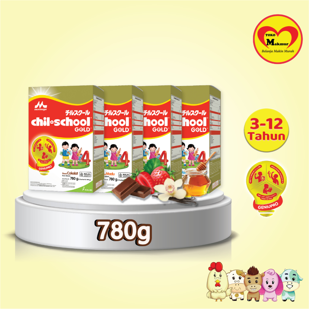 Jual Chil School Vanila / Madu / Stoberi / Coklat 780gr / Toko Makmur ...