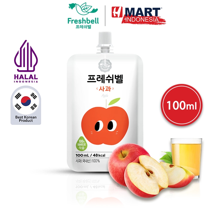 Jual Freshbell Apple Juice - Jus Rasa Buah Apel 100ml | Shopee Indonesia