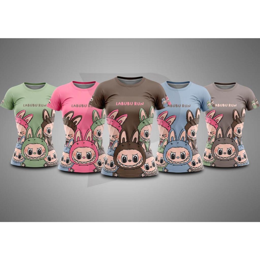 Jual PRATAMA Jersey Labubu Run Woman Dry Fit Lengan Pendek Jersey Lari ...