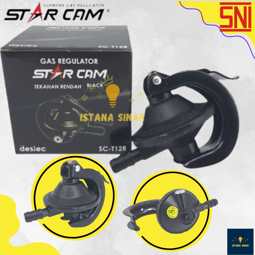Jual Regulator Gas Starcam Non Meter Tekanan Rendah Indikator tanpa ...