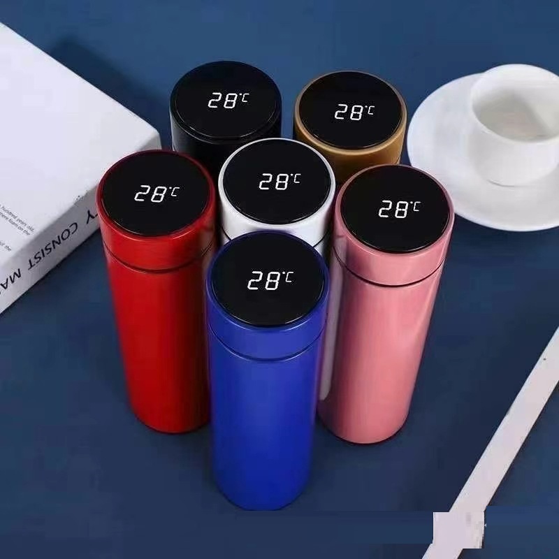 Jual Termos Suhu 500ml Smart Led display suhu temperatur - Botol Minum ...