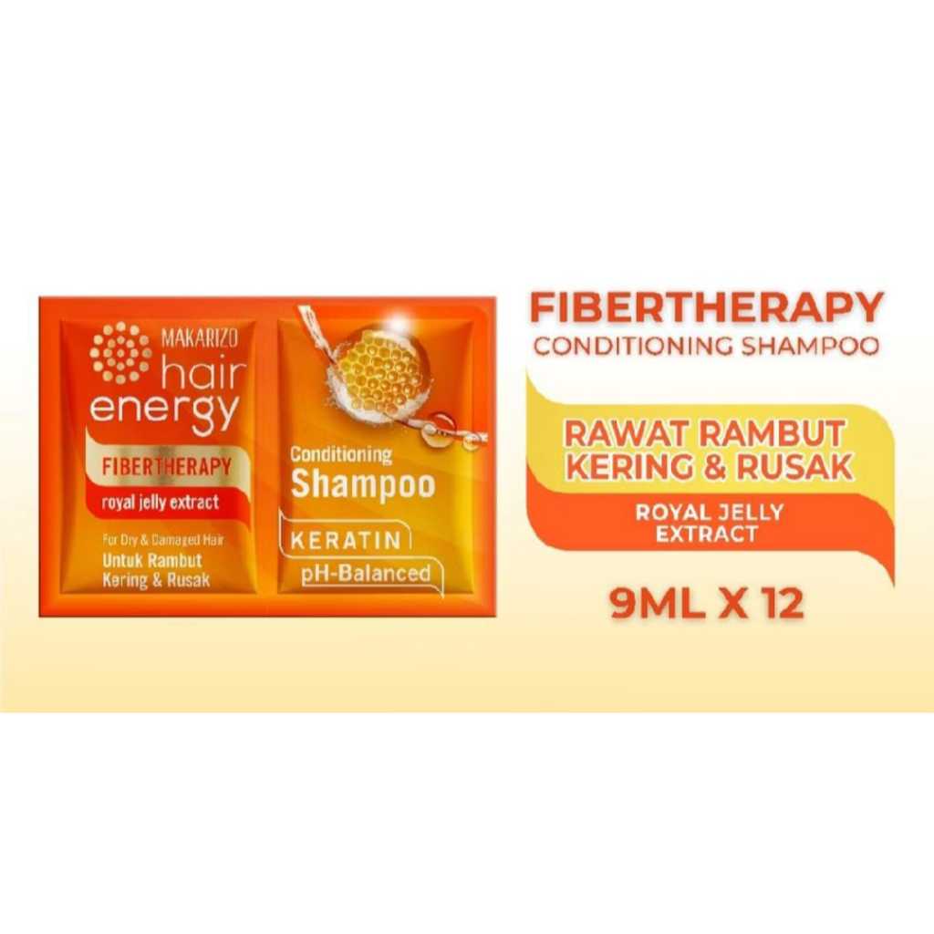 Jual MAKARIZO SHAMPOO RENCENG ISI 12 SACHET X 10ml CONDITIONING SHAMPOO ...