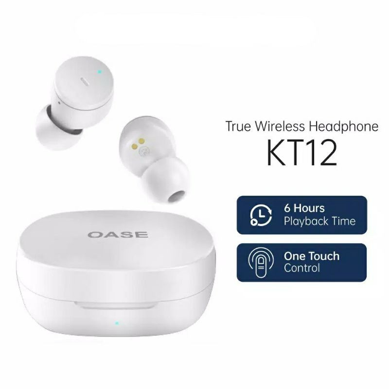 Jual OASE TWS KT12 EARPHONE WIRELESS BLUETOOTH | Shopee Indonesia