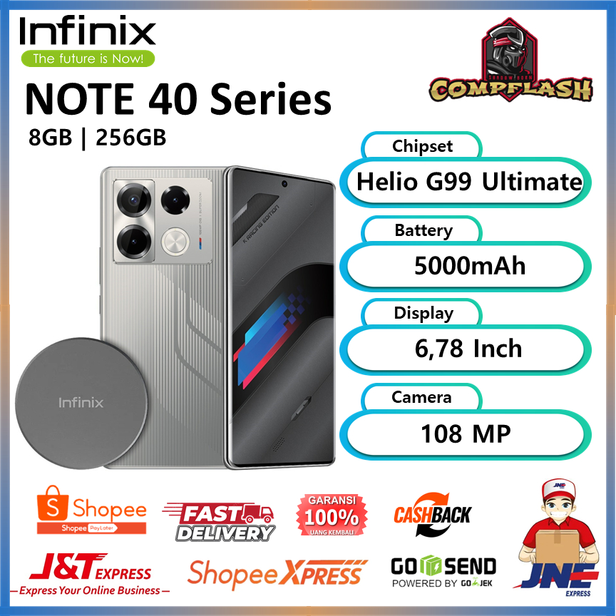 Jual INFINIX NOTE 40|NOTE 40S|NOTE 40 PRO 5G 8GB/256GB | GARANSI RESMI (Black,Gold,Green,RACING ...