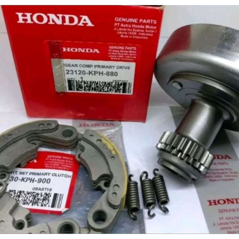 Jual Lonceng Mangkok Ganda Assy Plus Kampas Ganda Only KPH Honda ...