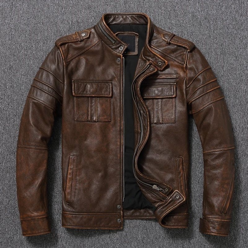 Jual Jaket Kulit Asli Domba-Jaket Motor Kulit Asli-Jaket Kulit Pria ...