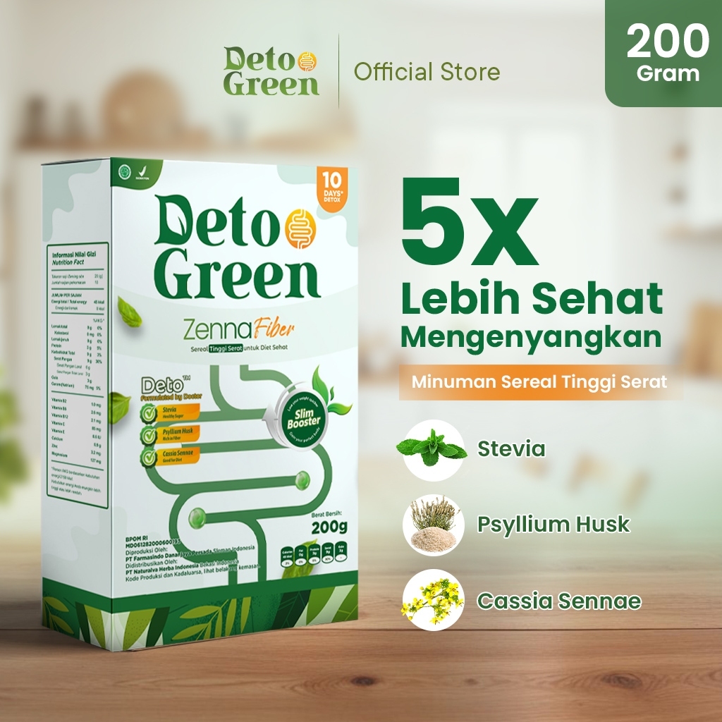 Jual Detogreen Zenna Fiber - Tuntaskan Masalah Metabolisme, Radang ...