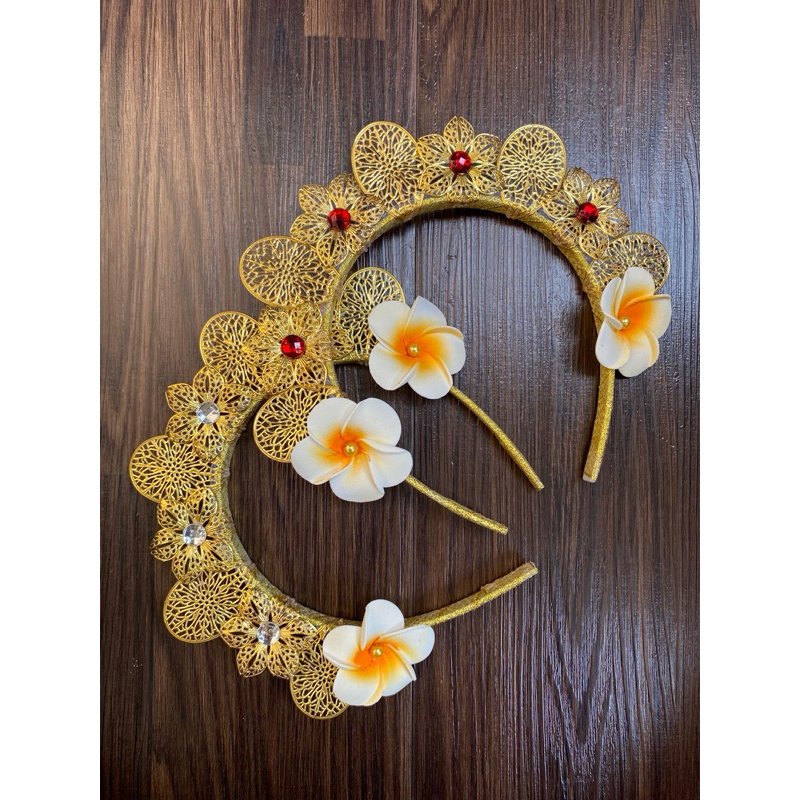Jual Bando Bunga Kamboja / Flower Crown / Hiasan Kepala / Aksesoris ...