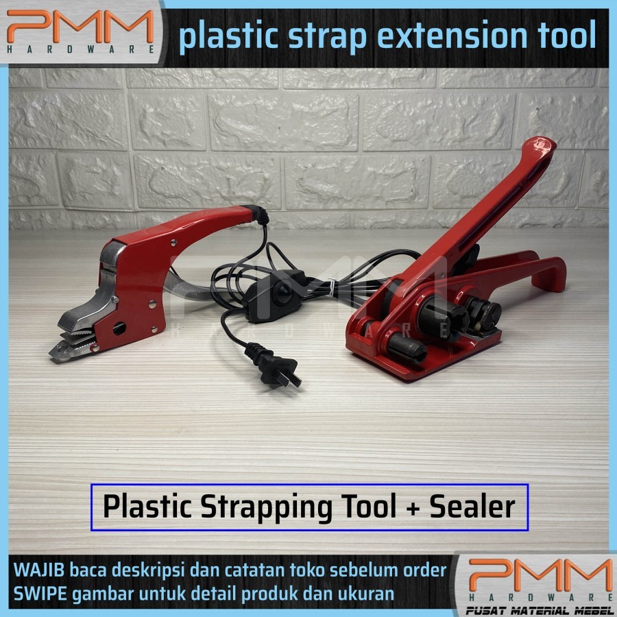 Jual plastic strapping band + sealer | alat potong tali klem dan ...