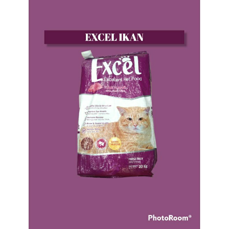 Jual EXCEL CAT ( EXCEL X DONAT , EXCEL X IKAN ) 20KG | Shopee Indonesia