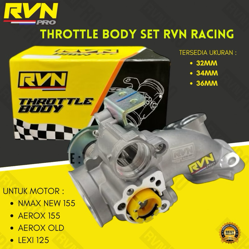 Jual TUAS GAS TB THROTTLE BODY RVN RACING AEROX OLD - NEW AEROX - NEW ...